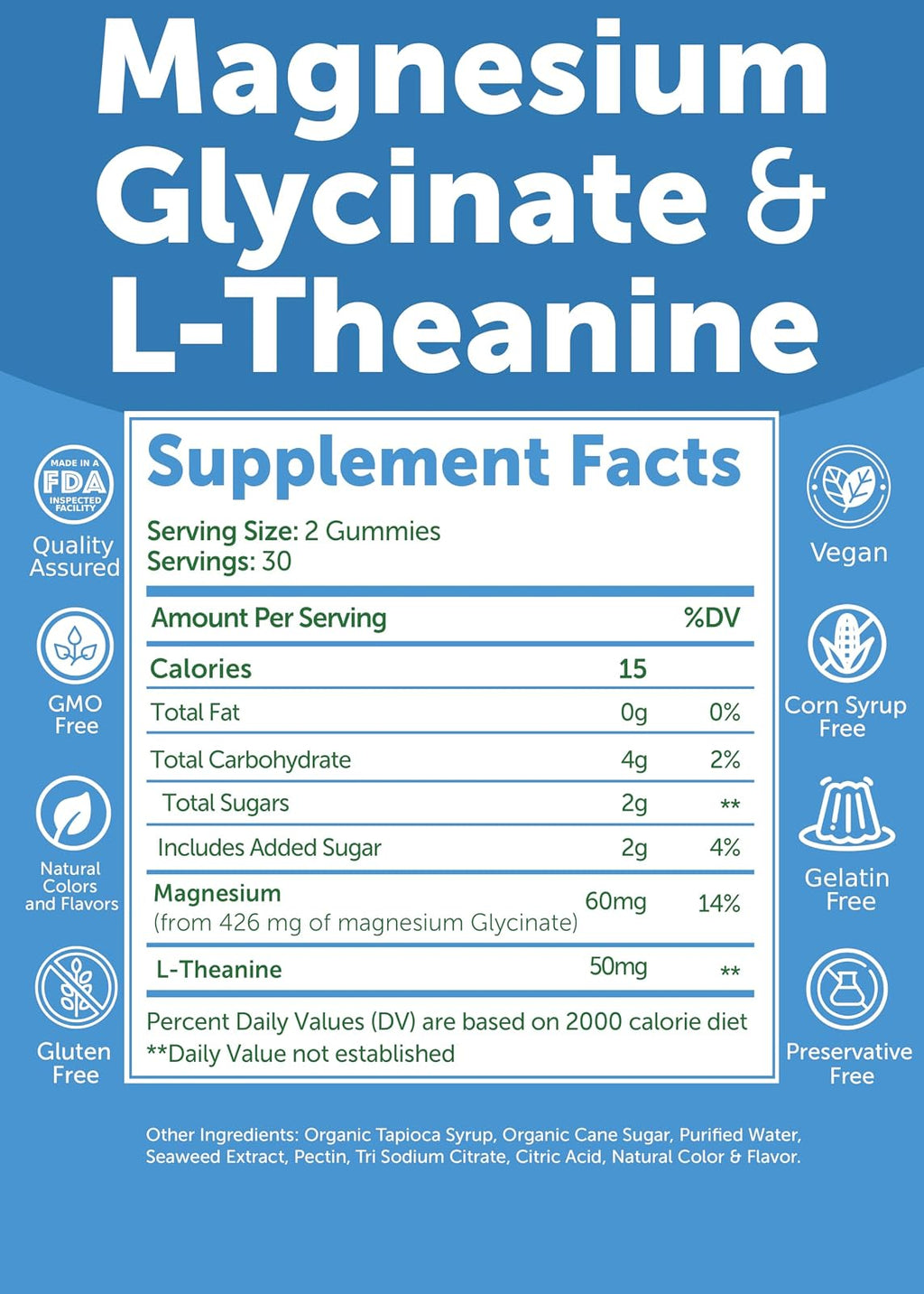 60 count magnesium gummies for daily wellness