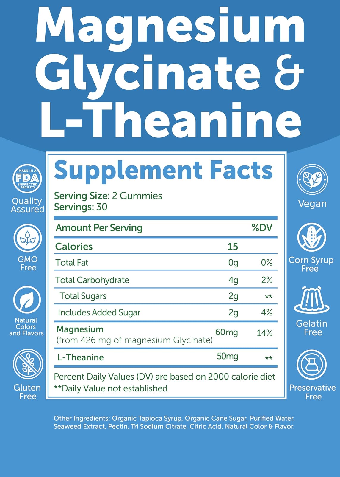 60 count magnesium gummies for daily wellness