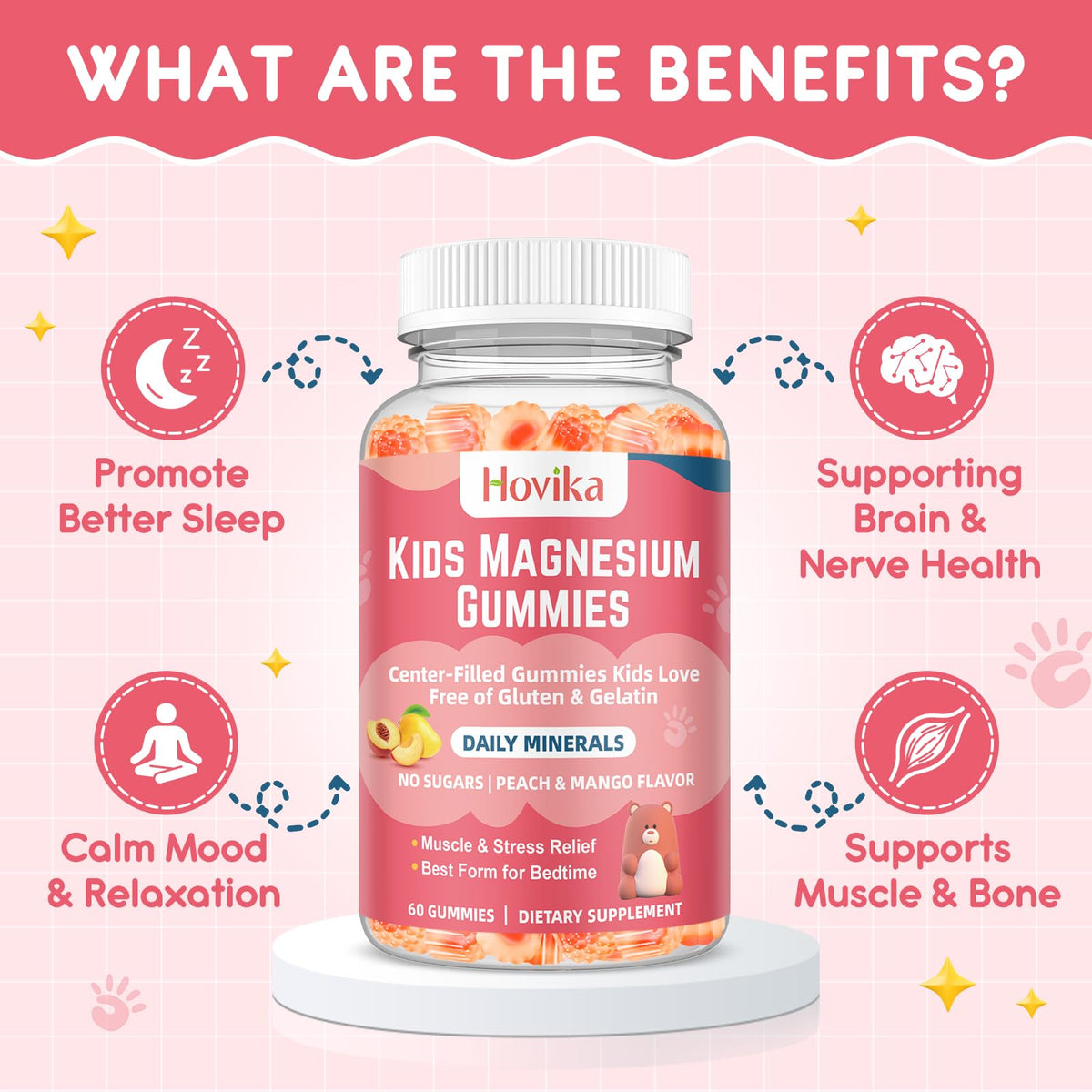 60 count magnesium gummies for daily wellness