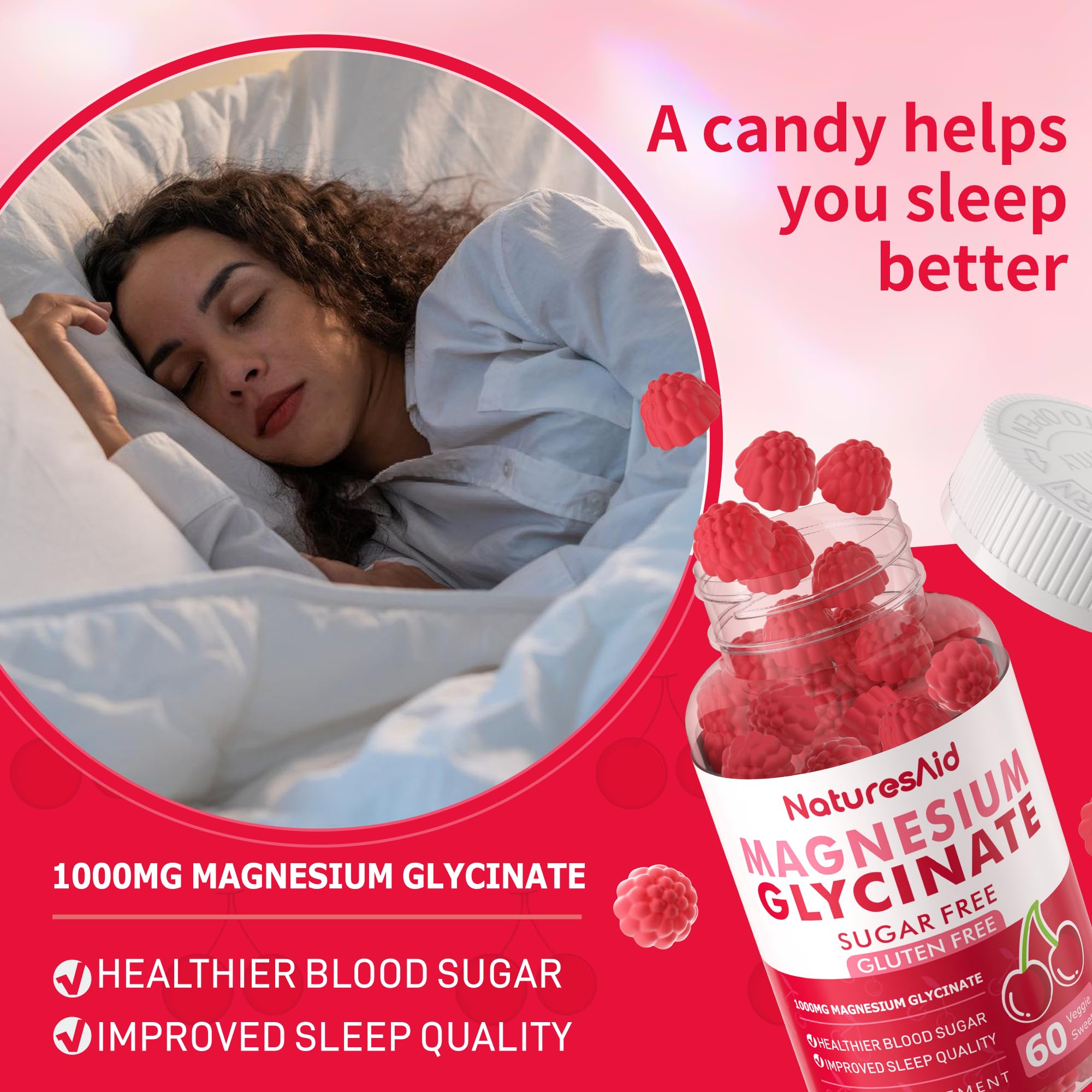 60 count magnesium gummies for energy