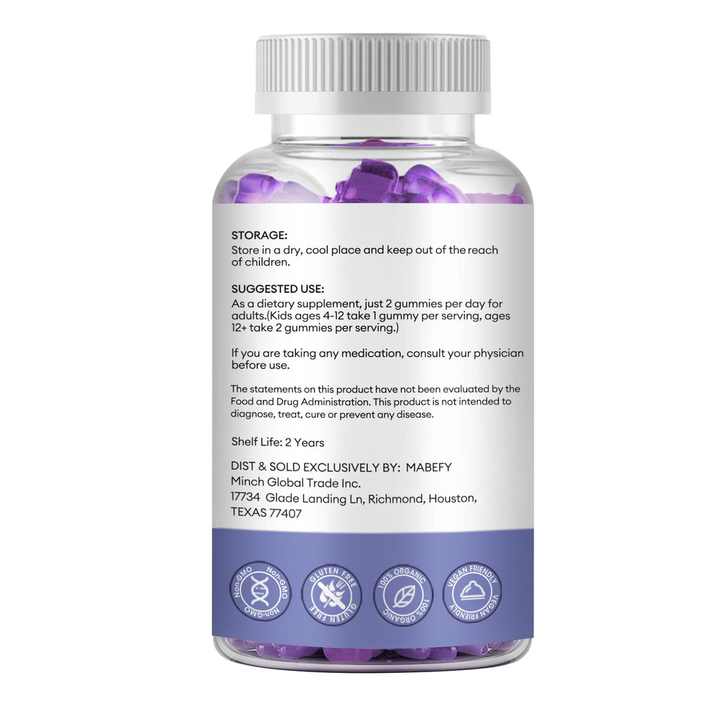 60 count magnesium gummies for energy