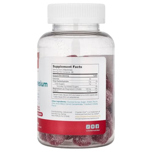 60 count magnesium gummies for health