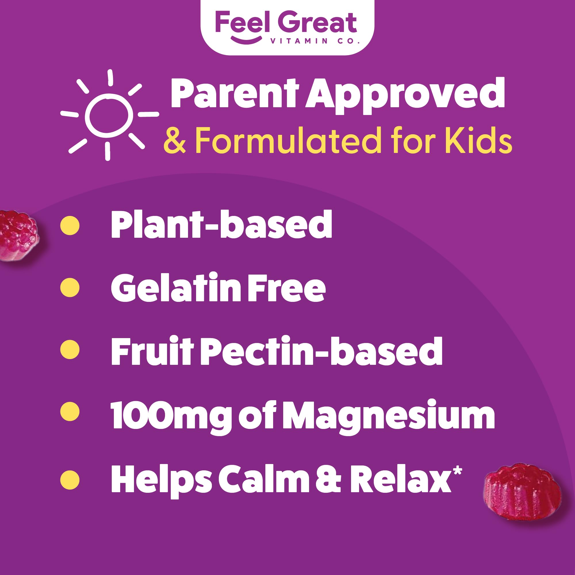 60 count magnesium gummies for kids