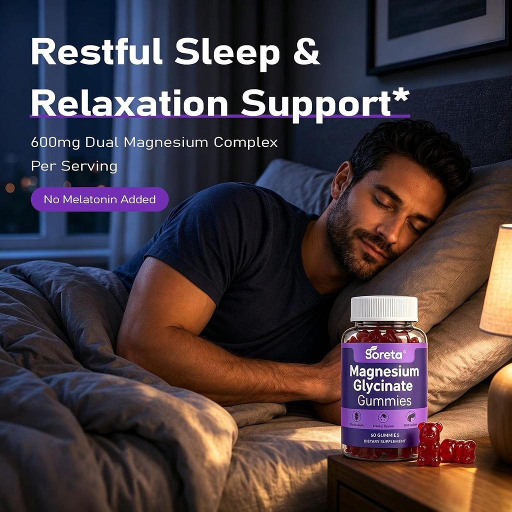 60 count magnesium gummies for relaxation