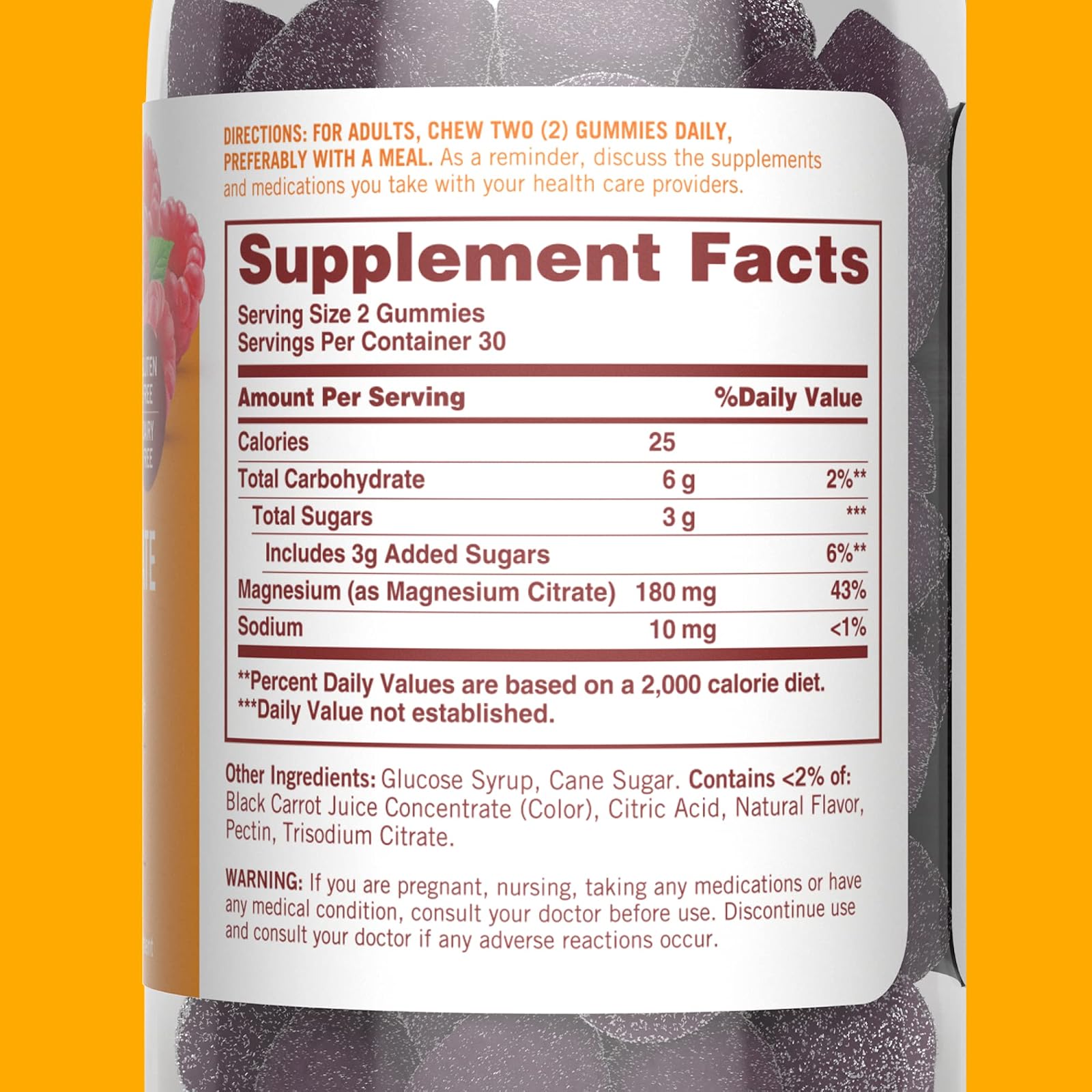 60 count magnesium gummies for relaxation