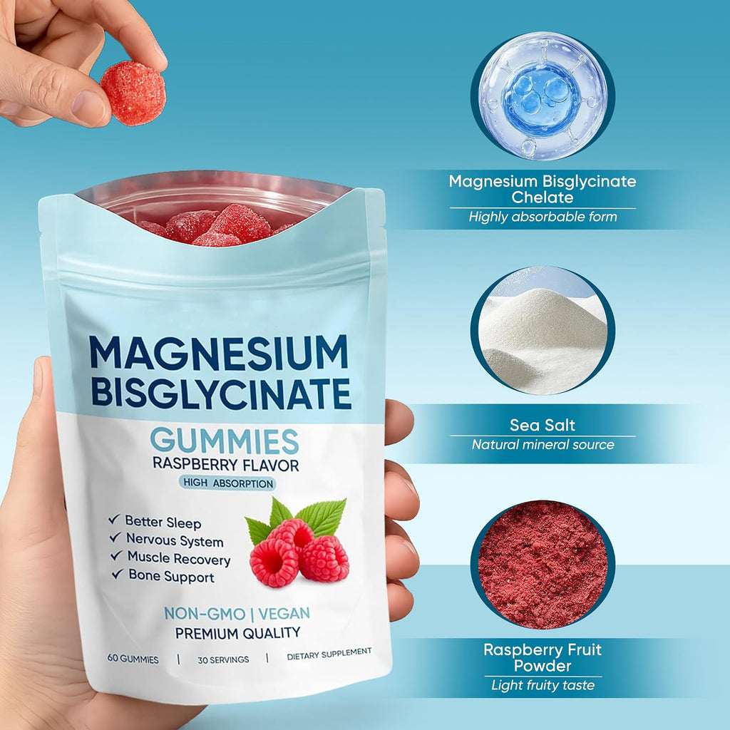 60 count magnesium gummies for stress relief