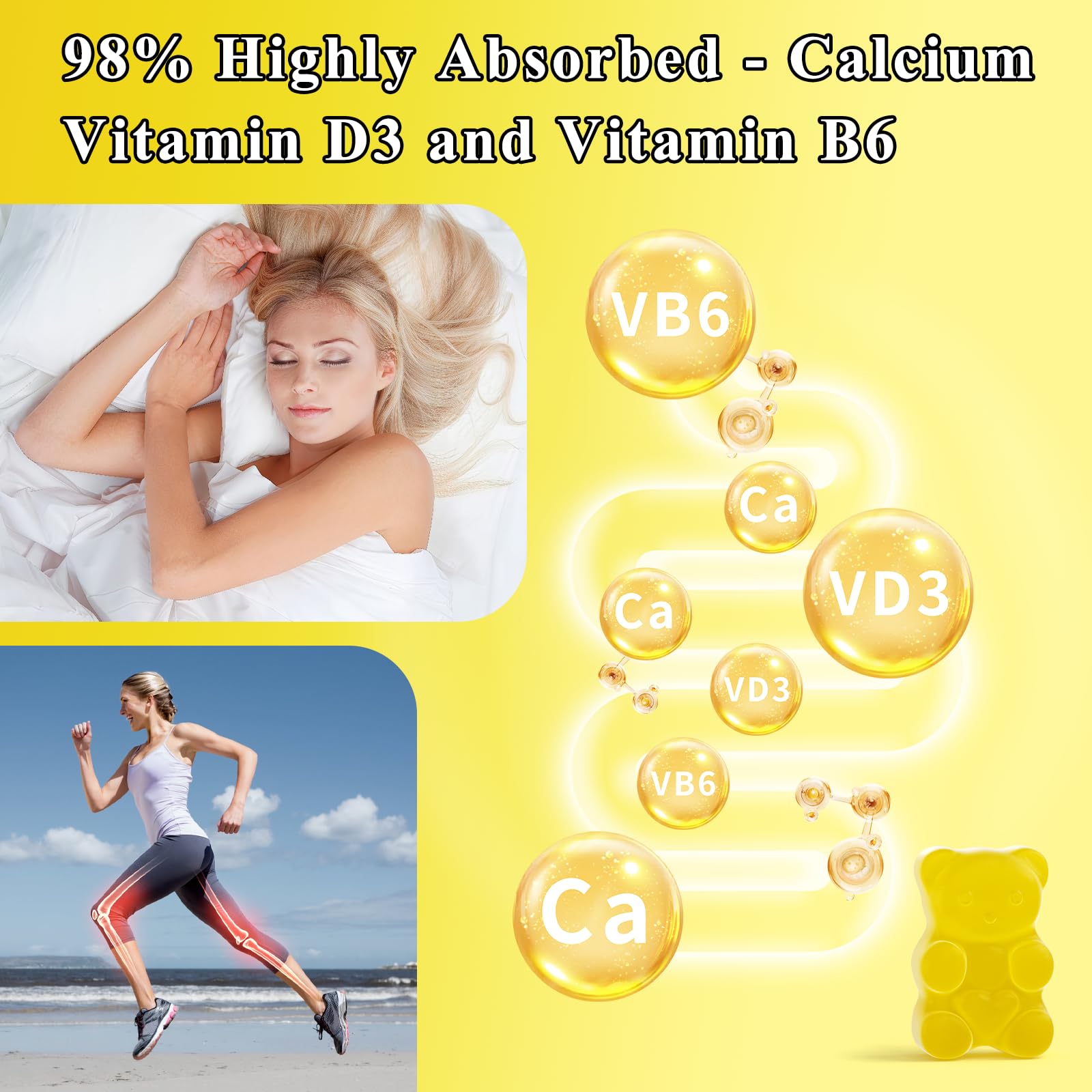 60 count magnesium gummies for stress relief