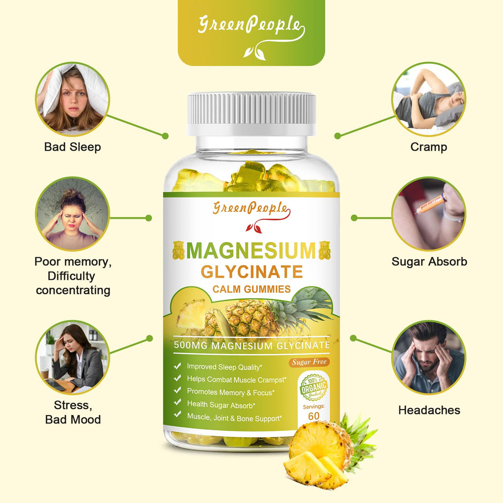 60 count magnesium gummies for stress relief