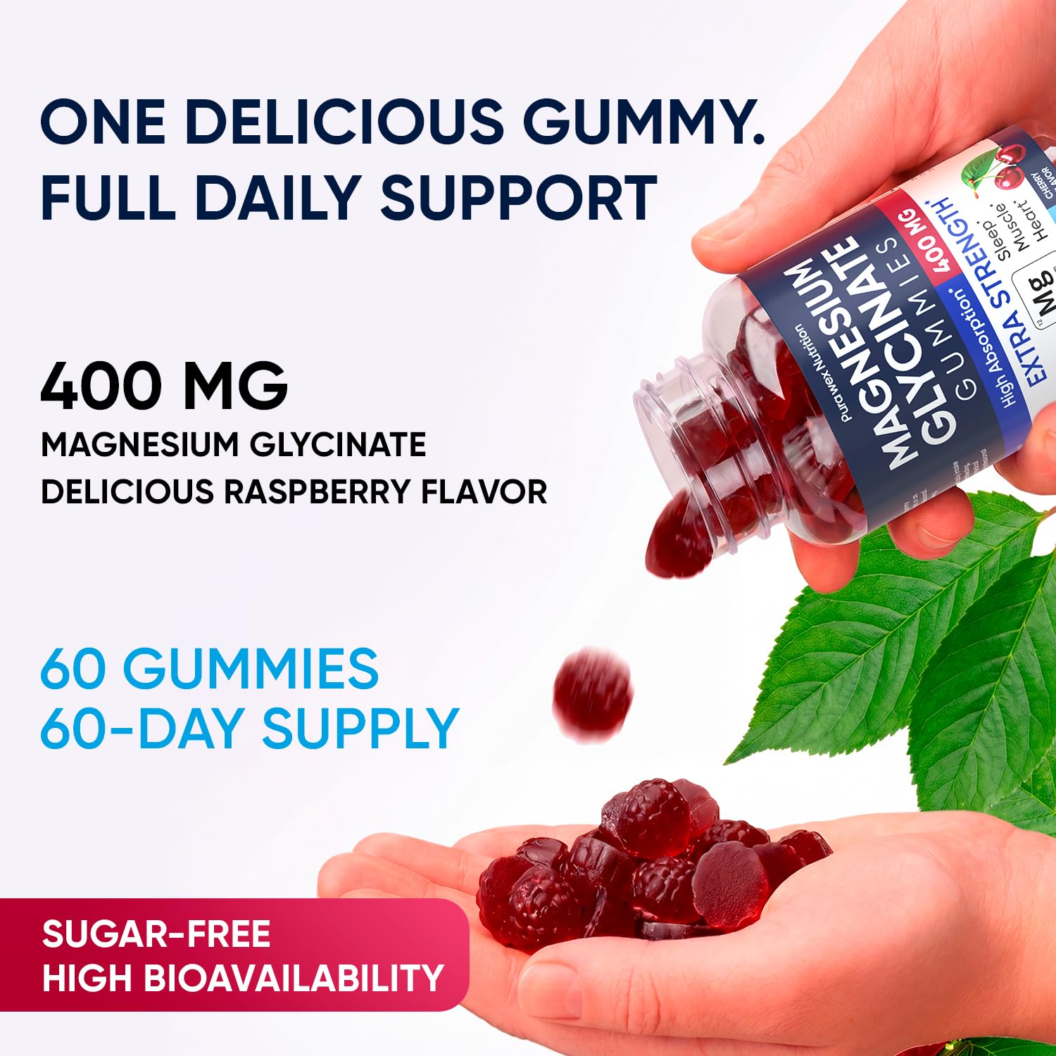 60 count magnesium gummies for wellness