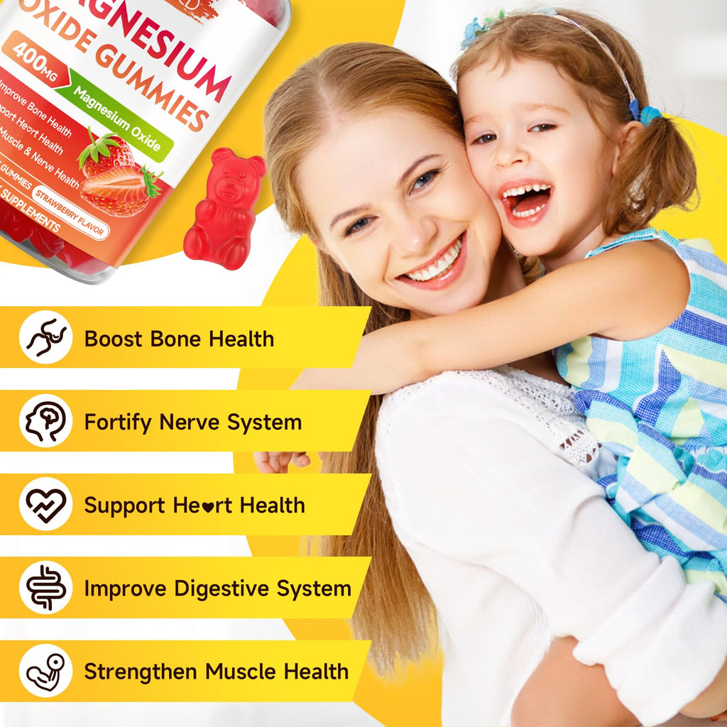 60 count magnesium gummies for wellness