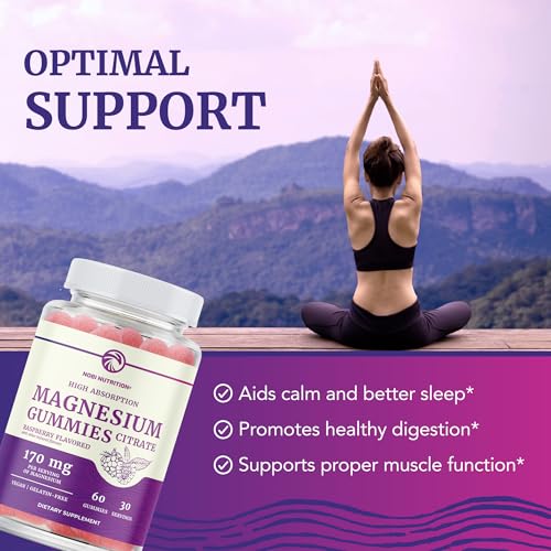 60 count magnesium gummies for wellness