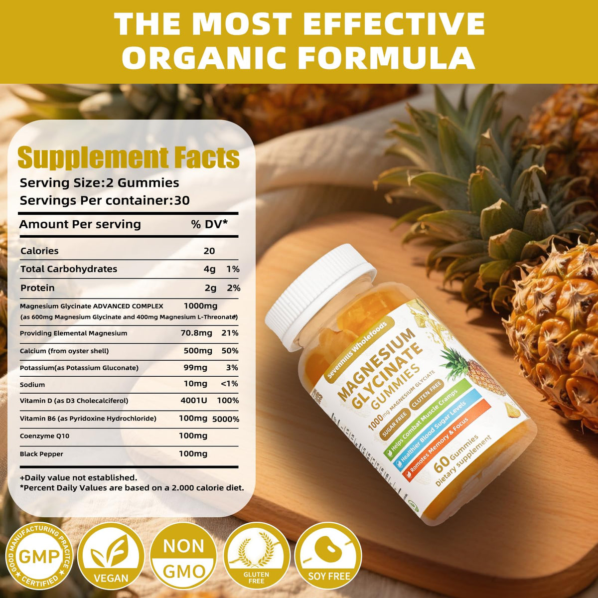 60 count magnesium gummies for wellness