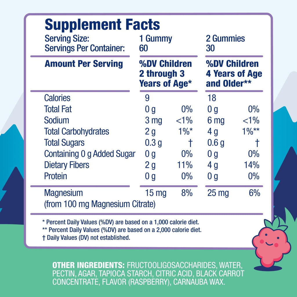 60 count magnesium supplement