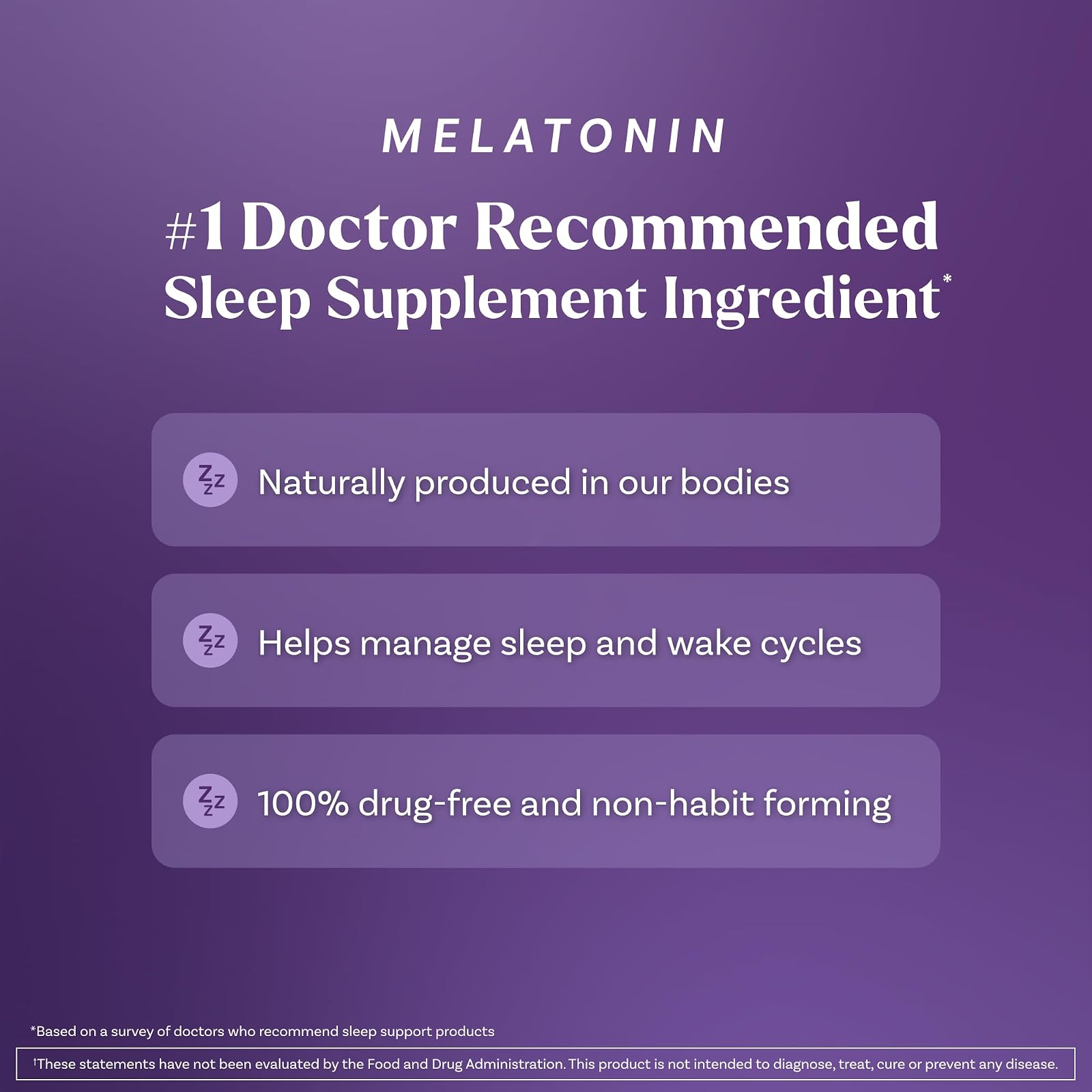 60 count melatonin fast dissolve