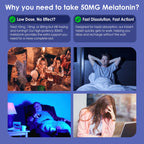 60 count melatonin for restful nights