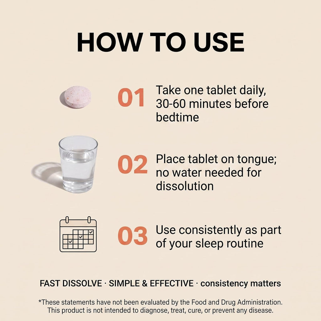 60 count melatonin for sleep support