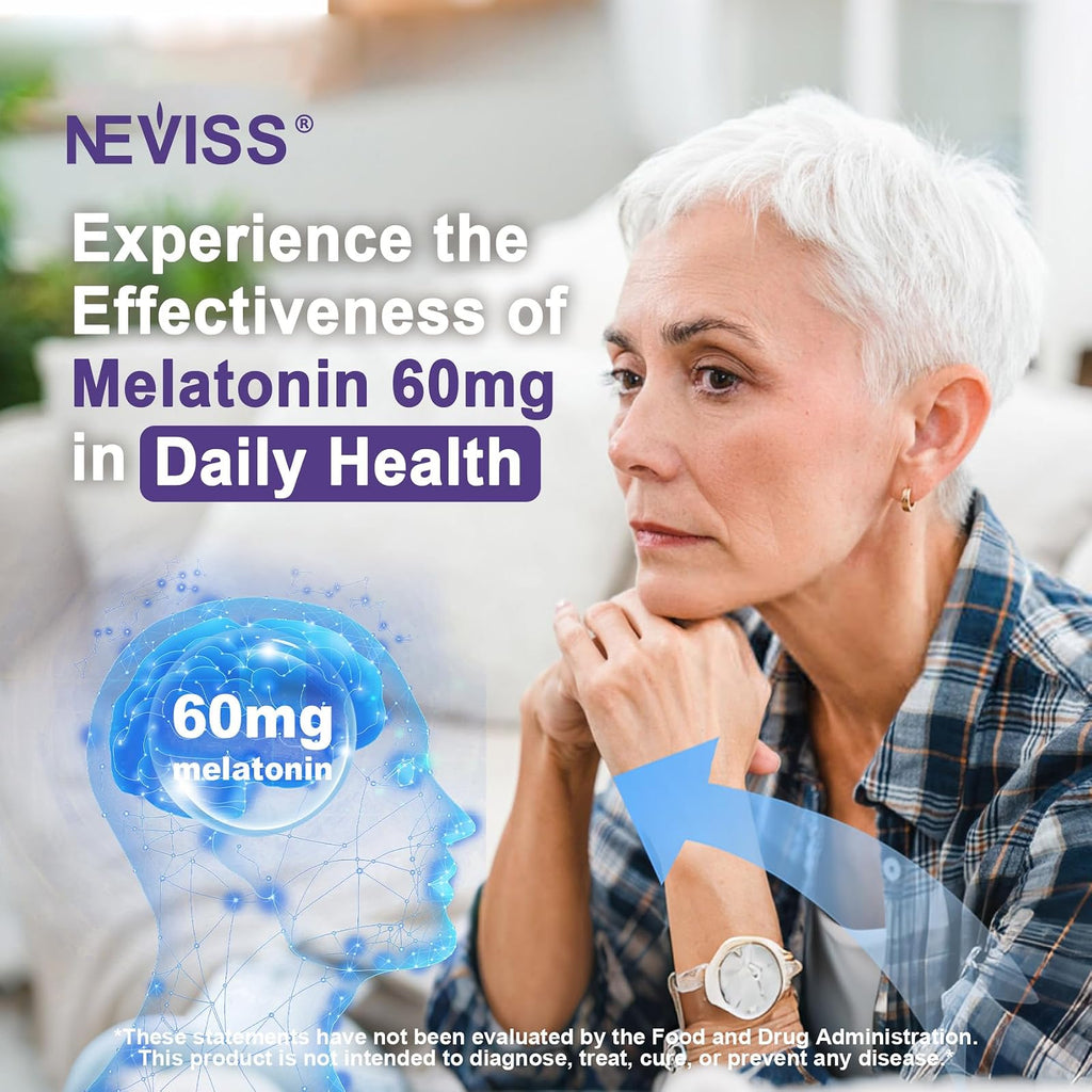 60 count melatonin gummies bottle