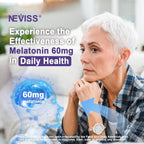 60 count melatonin gummies bottle