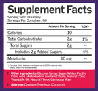 60 count melatonin gummies for better sleep