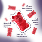 60 count melatonin gummies for nightly support