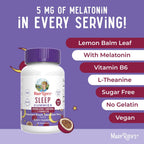 60 count melatonin gummies for nightly use
