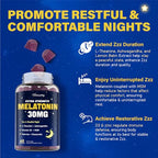 60 count melatonin gummies for relaxation