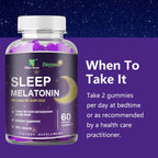 60 count melatonin gummies for restful nights