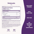 60 count melatonin gummies for restful nights