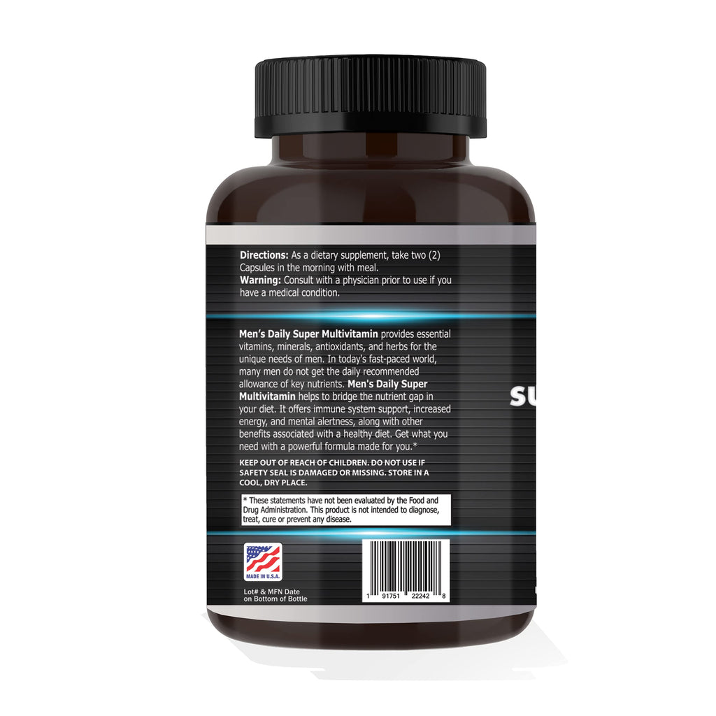 60 count men's vitamin supplement pack