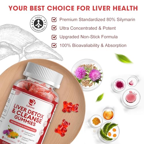 60 count milk thistle gummies