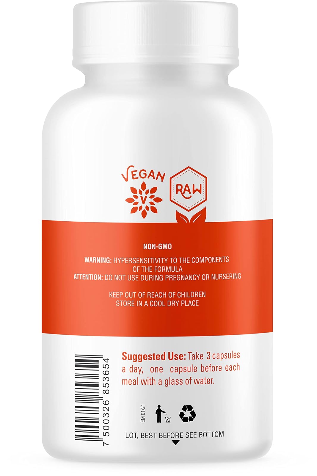60 count Moringa supplement for wellness