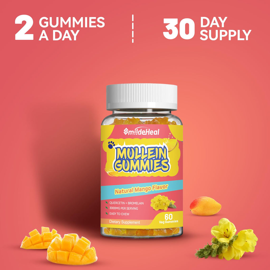 60 count mullein gummies for daily use