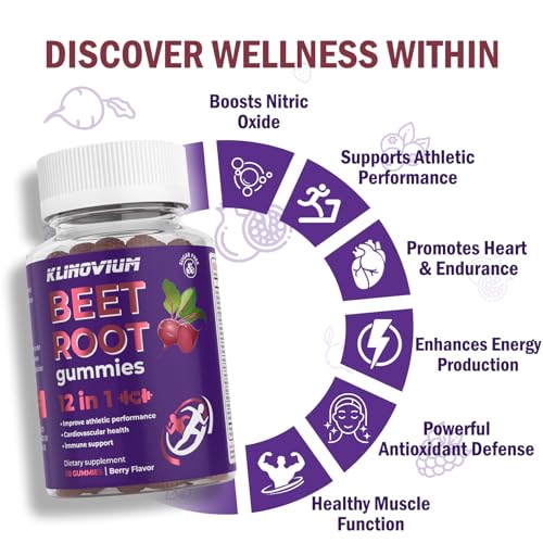 60 count multivitamin beet root gummies