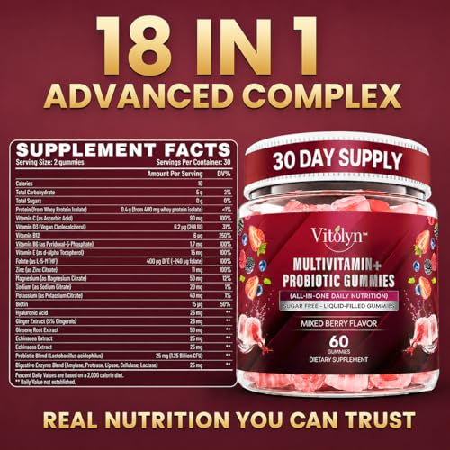 60 count multivitamin gummies for adults