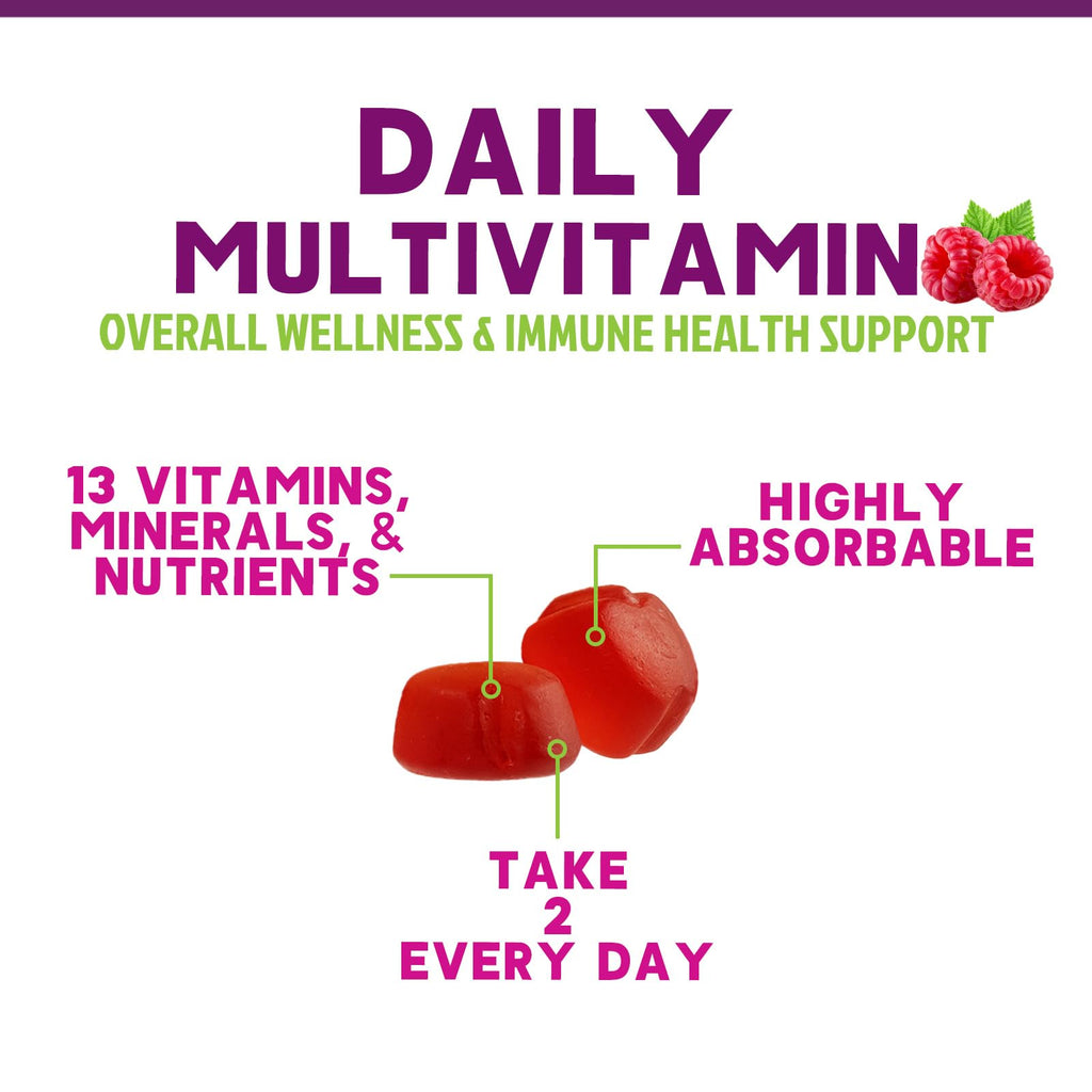 60 count multivitamin gummy jar
