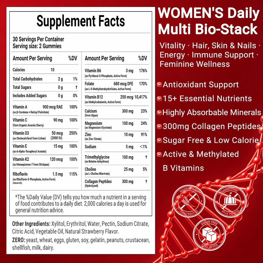 60 count multivitamin gummy supplement