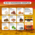 60 count mushroom gummies for daily boost