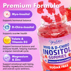 60 count Myo-Inositol gummies for convenience