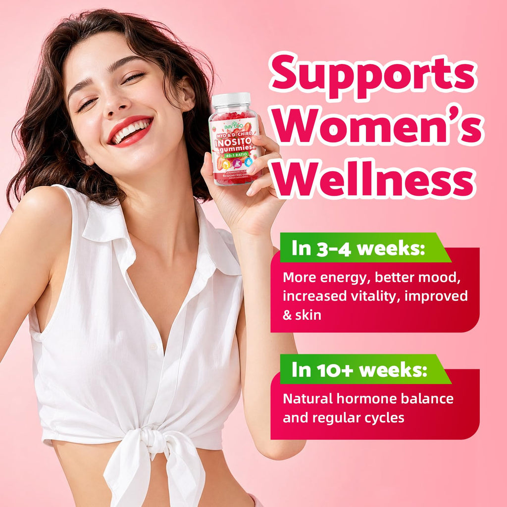 60 count Myo-Inositol gummies for health