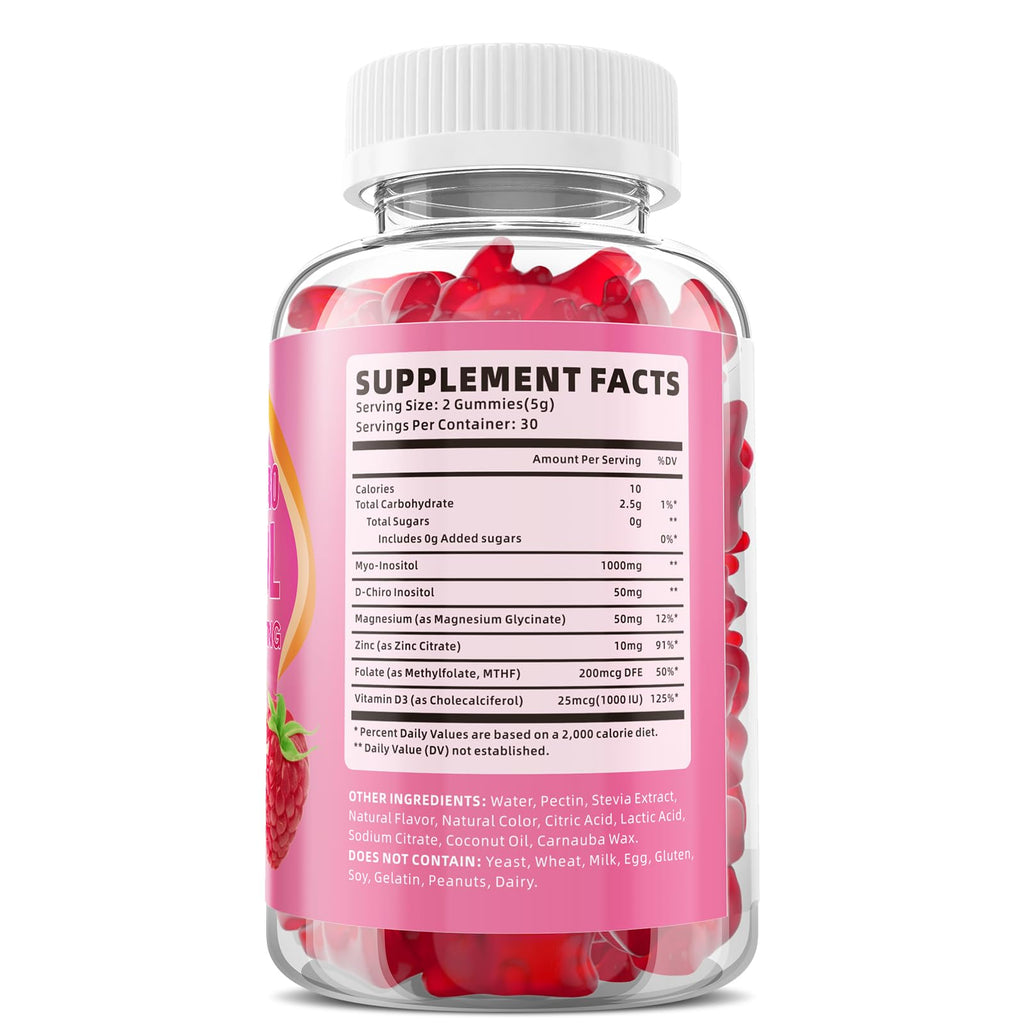 60 count Myo Inositol gummy pack