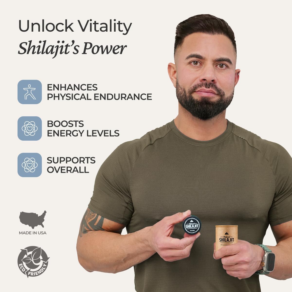 60 count natural shilajit supplement