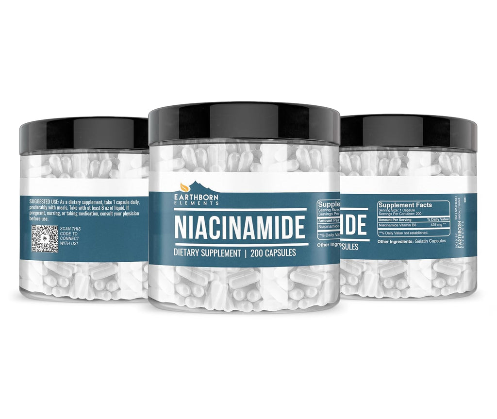 60 count Niacinamide capsules for beauty routine