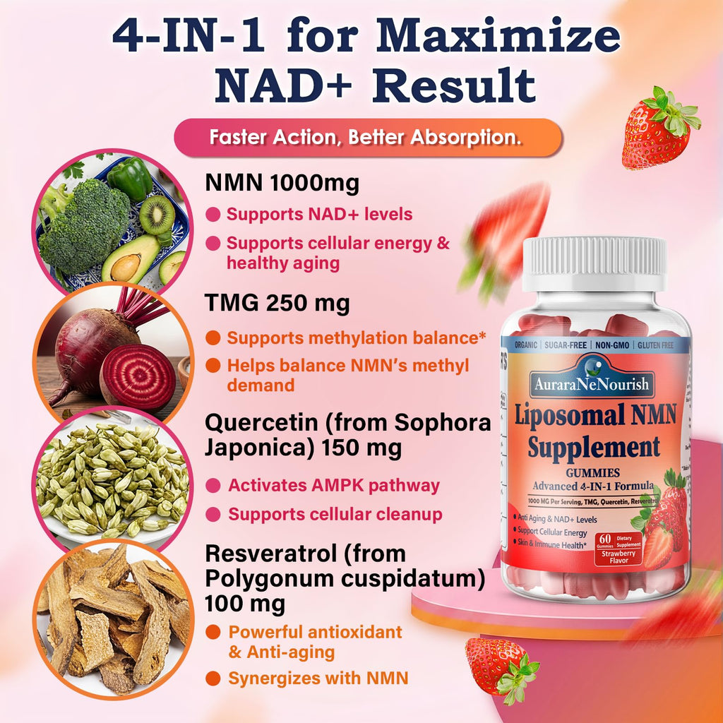 60 count NMN gummy supplement