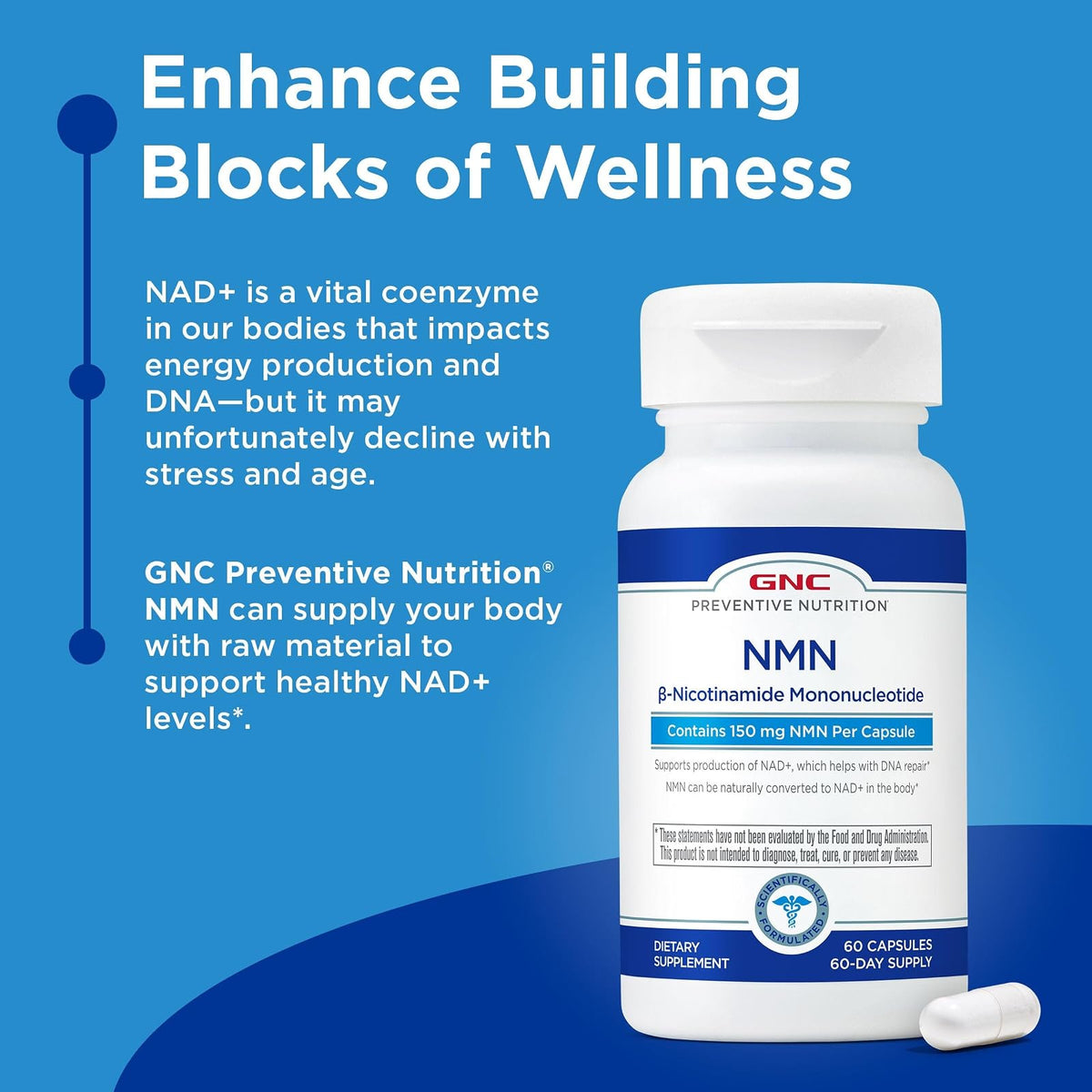 60 count NMN multivitamins bottle