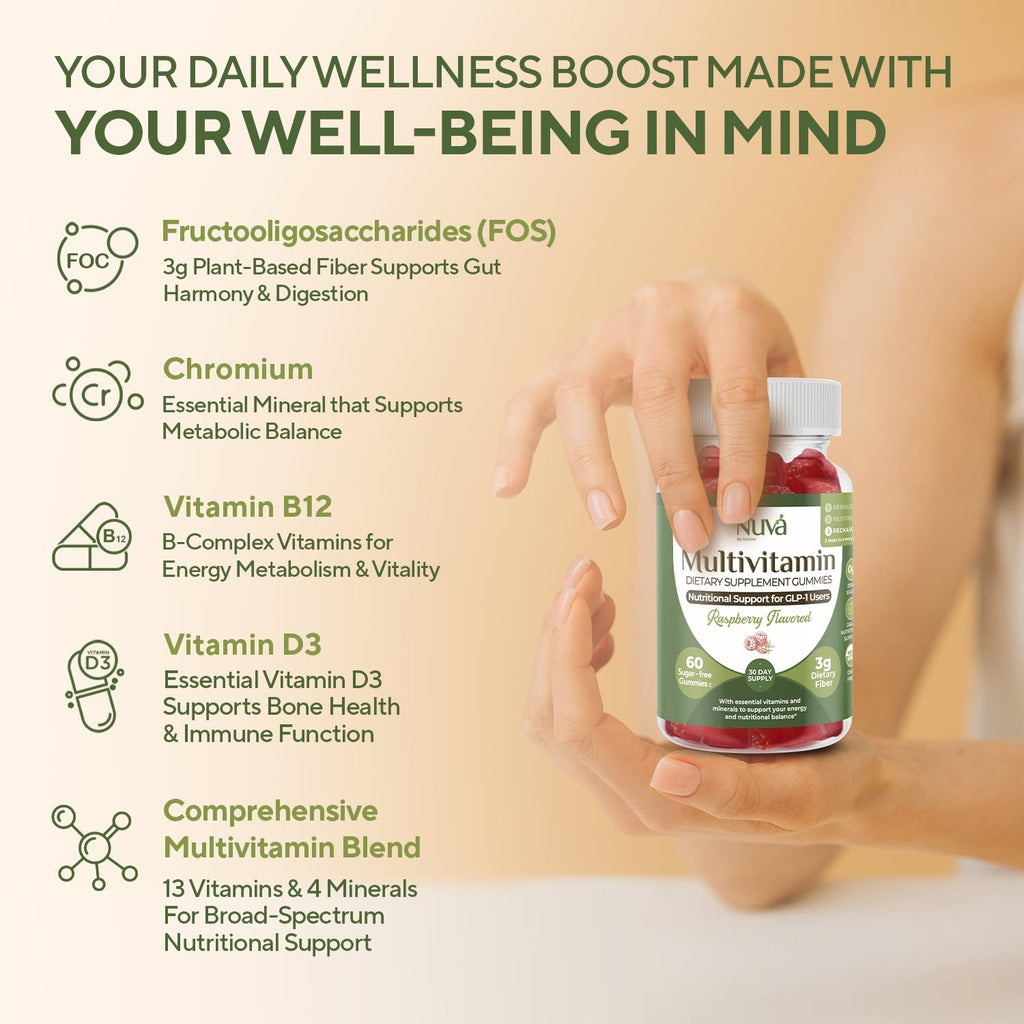 60 count NuVa multivitamin gummies