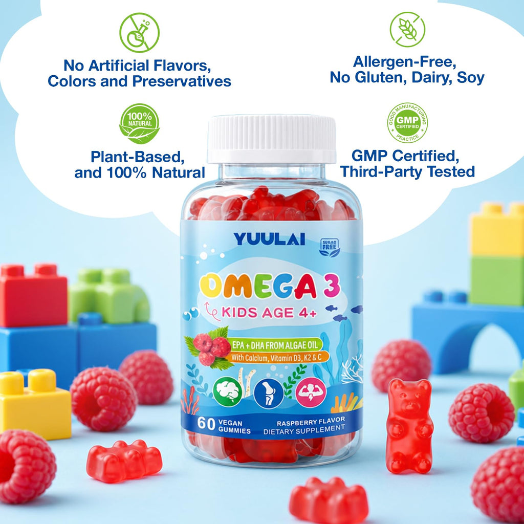 60 count omega 3 gummies for kids