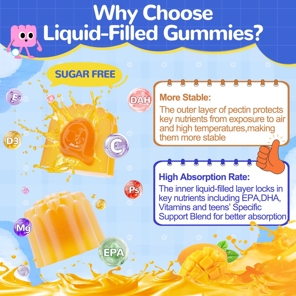 60 count omega 3 gummies for wellness