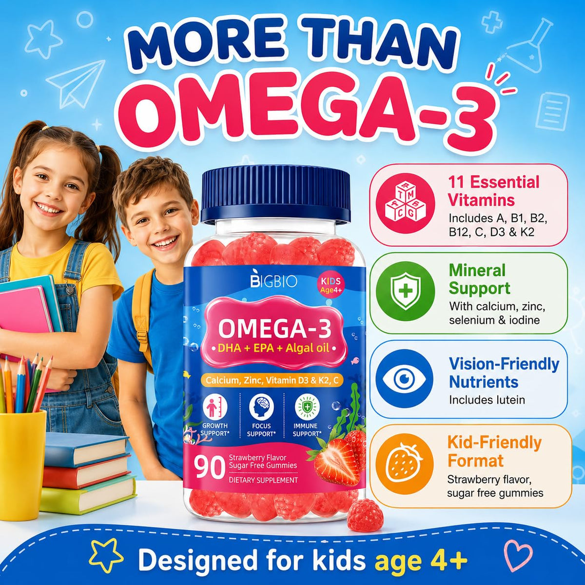 60 count omega 3 gummies