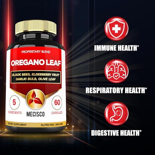 60 count oregano capsules for wellness