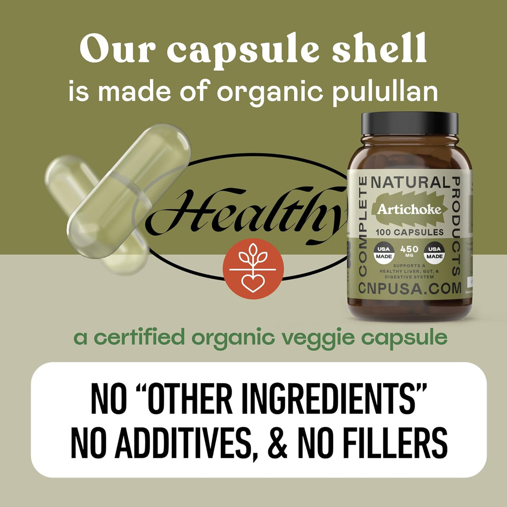 60 count organic artichoke dietary supplement
